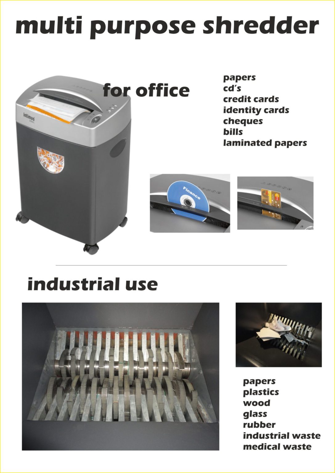 Multipurpose Shredding Machine Supplier | Shredders & Shredding