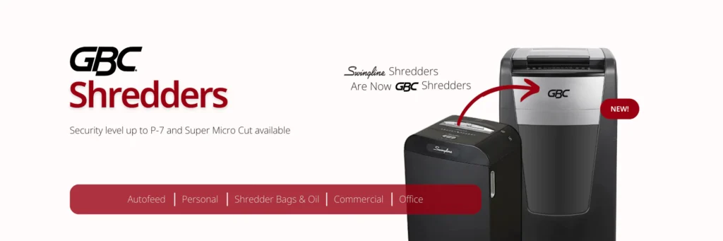 GBC Paper Shredder - Shredders and Shredding Company