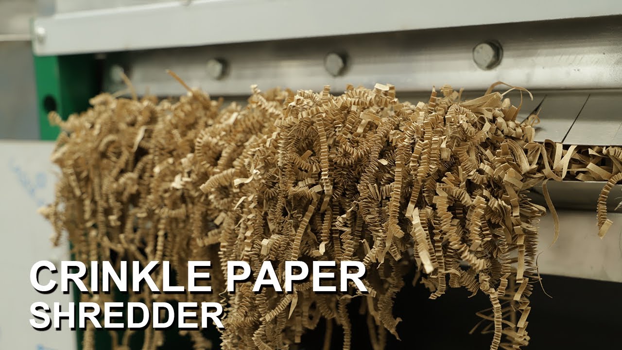 crinkle cut paper machine - Shredders and Shredding Company