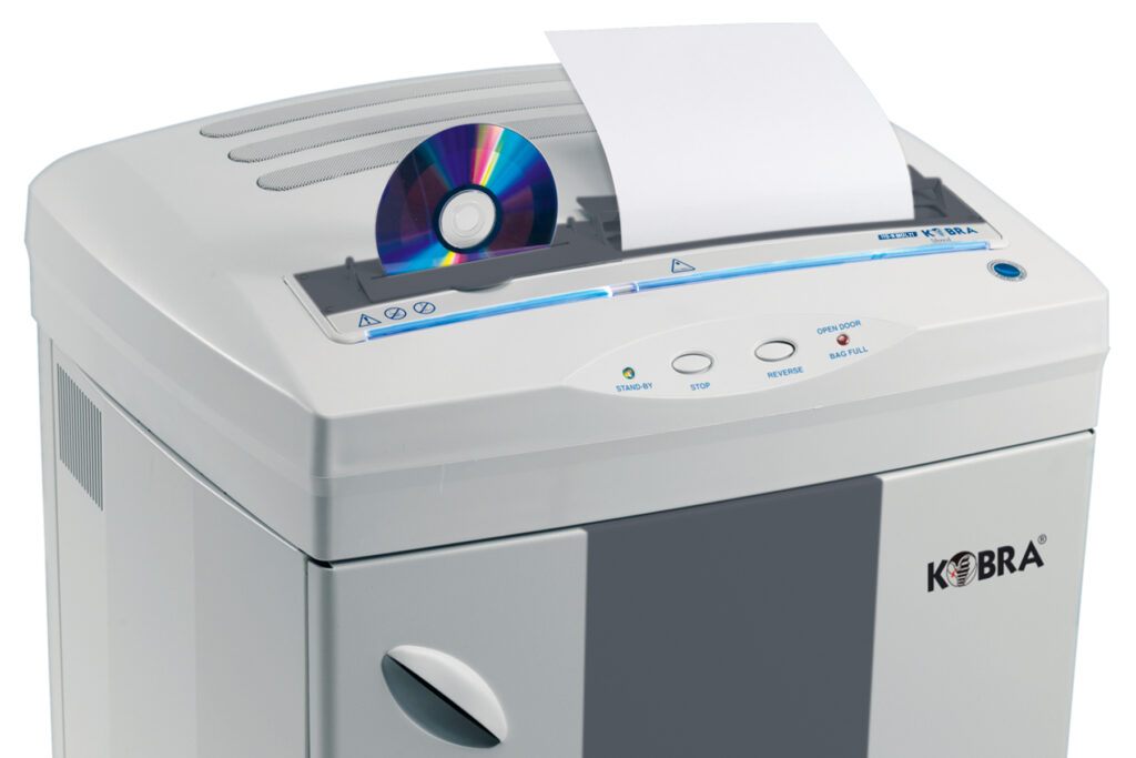 HS-8 kobra multi media shredder - Shredders and Shredding Company